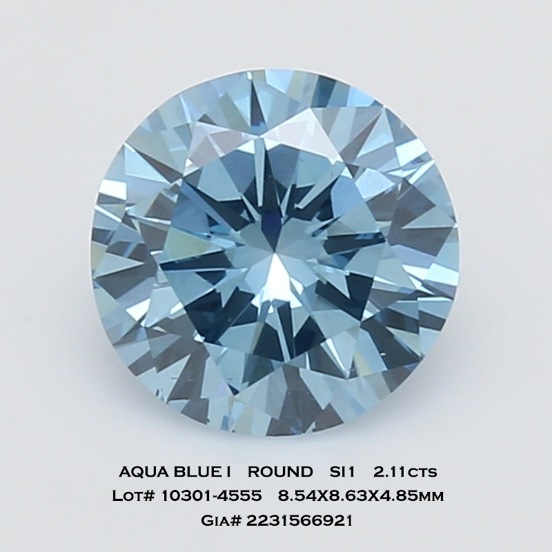 Color enhanced diamonds and jewelry